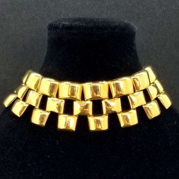 Avon | Jewelry | Avon Gold Cleopatra Chain Link Necklace | Poshmark